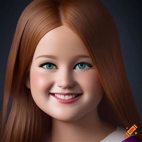 Realistic Portrait Of Mabel Pines In High Resolution 4k On Craiyon