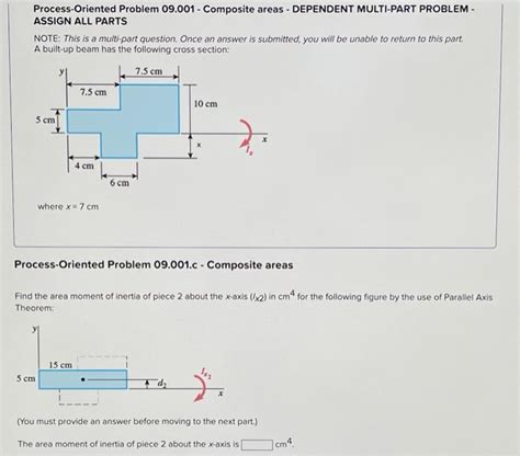 solved process oriented problem 09 001 composite areas