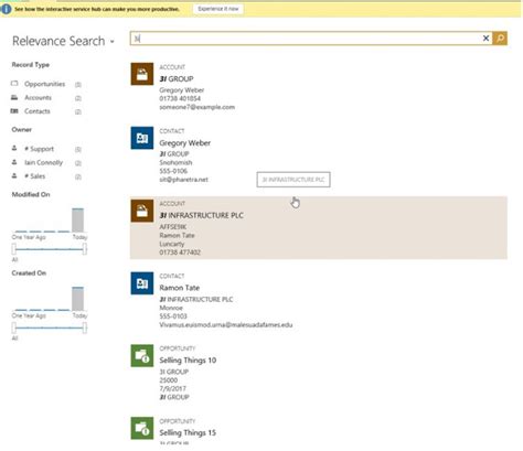 Dynamics 365 Relevance Search Microsoft Dynamics Crm