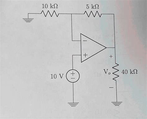 find the output v0