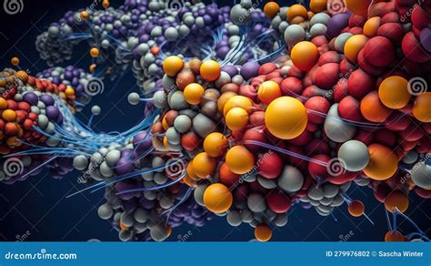 A Symphony Of Atoms Harmoniously Merging To Form An Exquisite Crystal