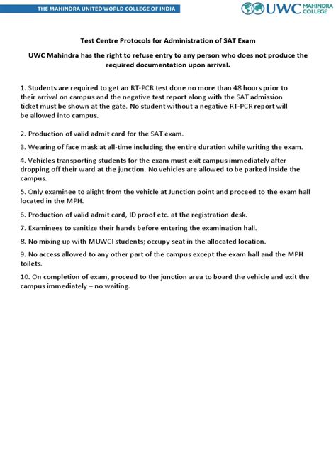 sat protocols 2022 pdf