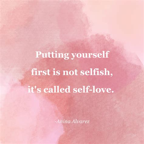 How To Put Yourself First Anina Alvarez