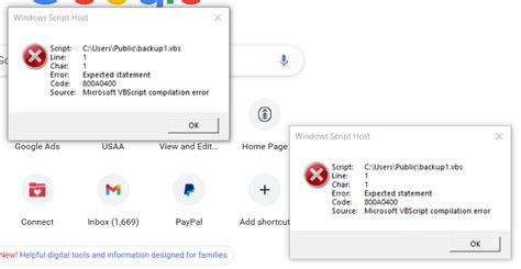 Is Backup1vbs From Malwarebytes It Is Generating Errors