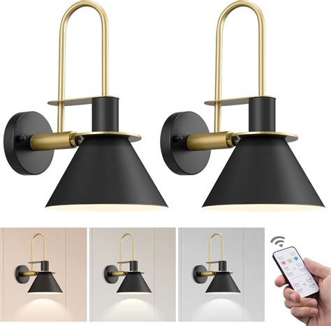 Nooknova Battery Operated Wall Sconce Wall Lights Set Of 2 Wall Lamps