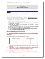 Macroeconomics Tutorial Material For Students Course Hero