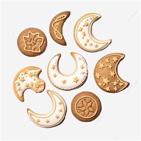 진저브레드 달 크리스마스 전통적인 쿠키 음식 쿠키 생강 빵 Png 일러스트 및 이미지 에 대한 무료 다운로드 Pngtree