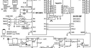 Atmel Microcontroller Easy Downloader Circuit Electronic Schematic
