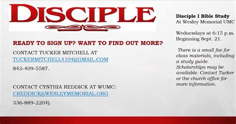 Disciple Bible Study