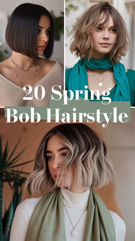 20 Trendy Spring Bob Hairstyles 2025 Short Long Curly And More Ideas