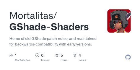Pull Requests Mortalitas GShade Shaders GitHub