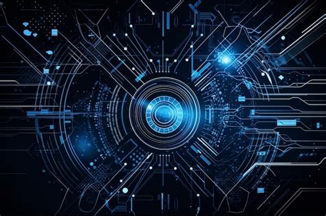 Premium Photo High Tech Background Ai Generative