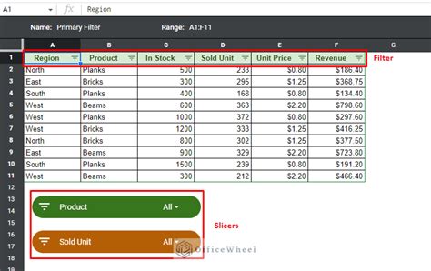 Google Sheets Slicer VS Filter A Comprehensive Guide OfficeWheel
