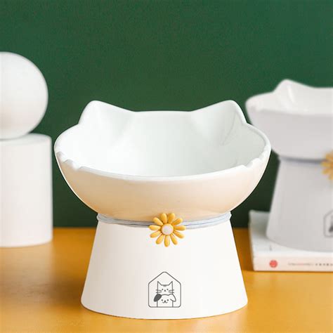 멍냥이랑 데일리 세라믹 식기 냥이각도형 강아지대통령