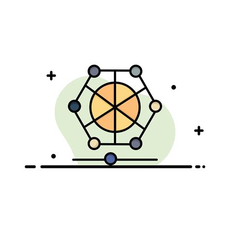 Machine Learning Language Data Business Logo Template Flat Color 13555320 Vector Art At Vecteezy