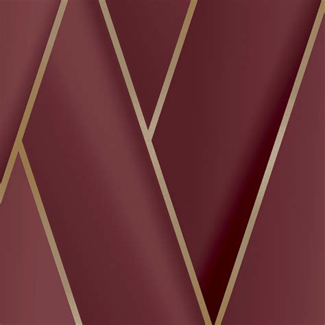 Duplo Red Gold Magma Wallcovering And Decor
