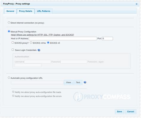FoxyProxy Standard Extension For Google Chrome ProxyCompass