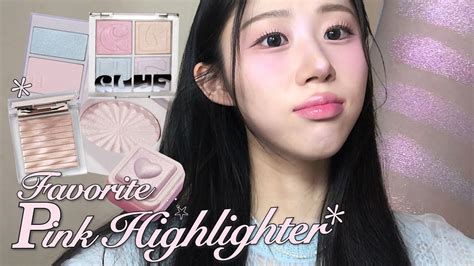 광처돌이의 핑크빔 하이라이터 추천 쿨톤 미지근톤까지 오프라 글맆 클리오 힌스 컬러그램 걸그룹 메이크업 치트키 Youtube