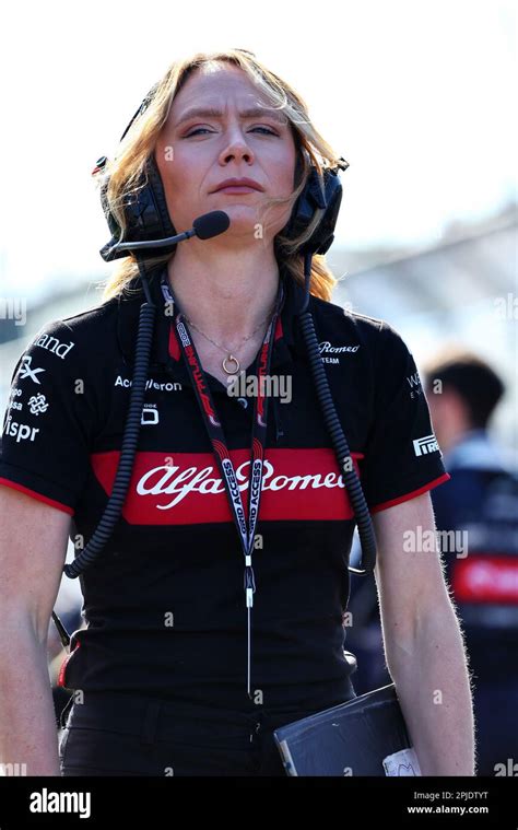 Melbourne Australia 02nd Apr 2023 Ruth Buscombe Gbr Alfa Romeo F1