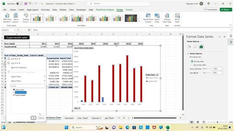 Data Visualization Techniques In Excel Youtube