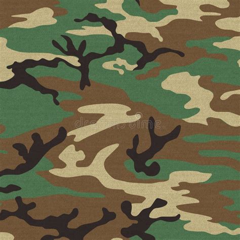 Camouflage Fabric Fabric Sample Army Form Stock Illustration Illustration Of Drawing