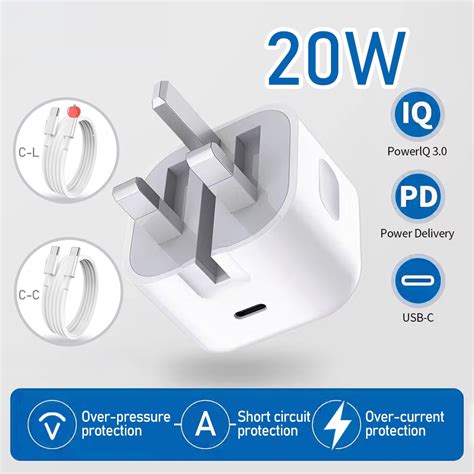 New Upgrade Fast Charging Pd 20w Type C Adapter Fast Charger Type C