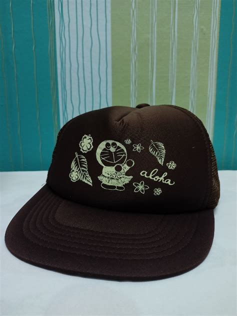Doraemon Trucker Hat Mens Fashion Watches And Accessories Cap And Hats On Carousell