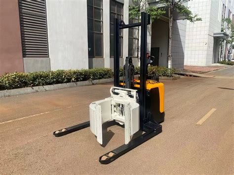 Electric Paper Roll Stacker Pallet Stacker Jack Rotation Angle 360 Degree