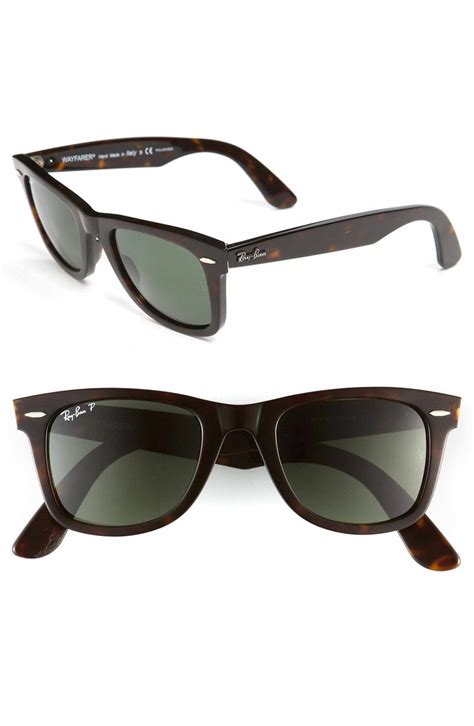Ray Ban 50mm Classic Wayfarer Polarized Sunglasses Nordstrom Ray