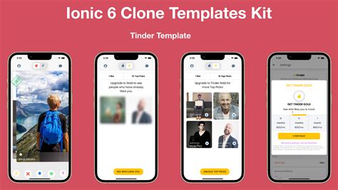 Ionic Starter Templates Clone Templates Bigbasket Tiktok Twitter Facebook Swiggy