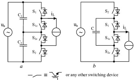 Basic Single Phase Ac Pwm Choppers A Differential Topology B Download Scientific Diagram
