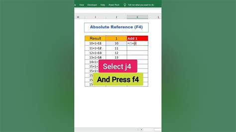 Absolute Reference In Ms Excel Excel Newexcel Exceltips Youtube