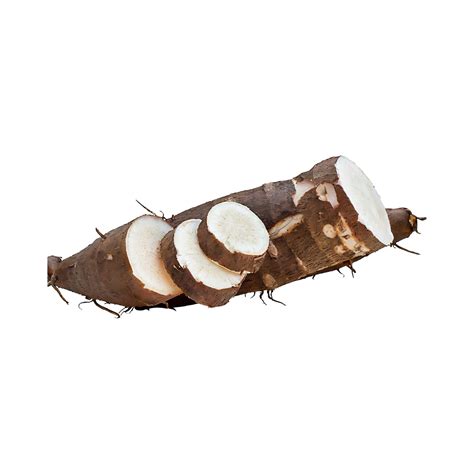 Ai Generated Floating Of Brown Cassava With Sliced Of Cassavaearthy