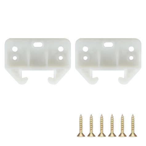 Lontan 2 Pack Dresser Drawer Guide Drawer Rail Brackets Plastic Drawer