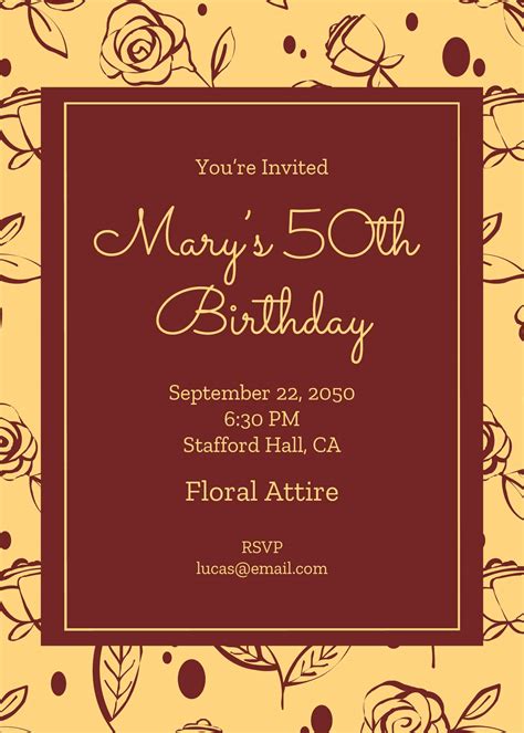 Unique 70th Birthday Invitations
