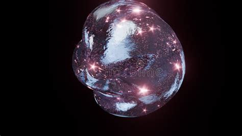 Abstract Glass Shape Rotating Seamless Loop Background Stock Footage Video Of Background