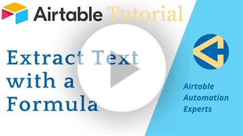 Using Mid And Find Formulas To Extract Text From A String In Airtable