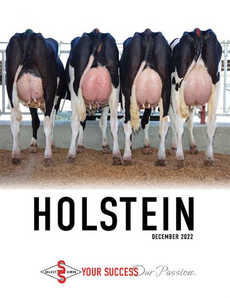 December 2022 Holstein Sire Directory