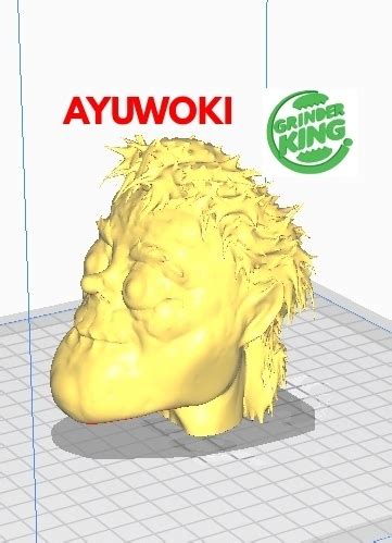 Stl File Sculpture Ayuwoki 3d Print Stl File Head 100 Mm Easy Print