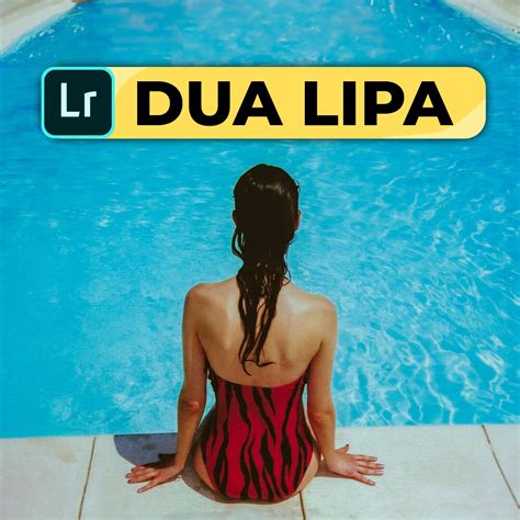 Dua Lipa Filter 8 In 1 Lightroom Presets Illusion Style Etsy