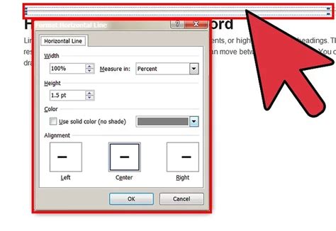 How To Insert Horizontal Line In Microsoft Word Easy Steps With Pictures