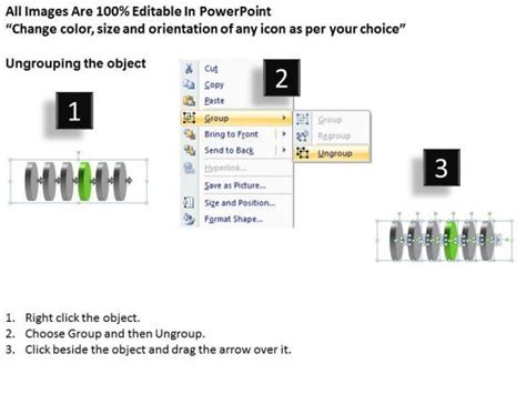 analysis of procedure having 6 stages schematic powerpoint slides