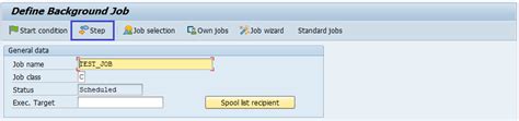 sap basis scheduling background job