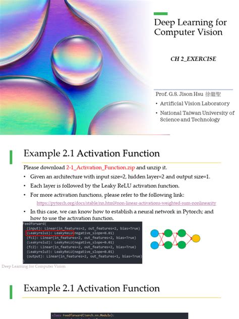 Dlcv Ch2 Example Exercise Pdf Deep Learning Convolution