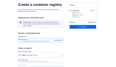 How To Create A Container Registry Digitalocean Documentation