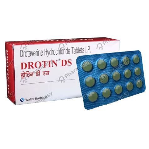 Drotin Ds 80 Mg Tablet 15 Uses Side Effects Dosage Composition