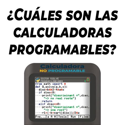 ¿cuáles Son Las Calculadoras Programables Ejemplos De Calculadoras