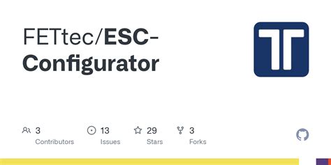 Github Fettec Esc Configurator