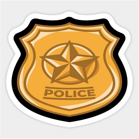 Police Badge Cartoon