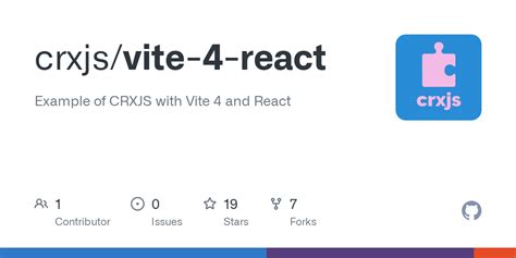Github Crxjsvite 4 React Example Of Crxjs With Vite 4 And React